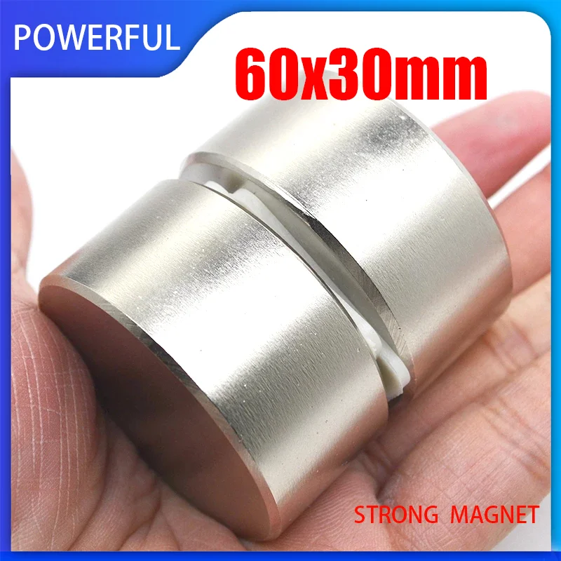 Neodymium Magnet 60mm X 30mm | Imanes Disc | Magnetic | Magnetic ...