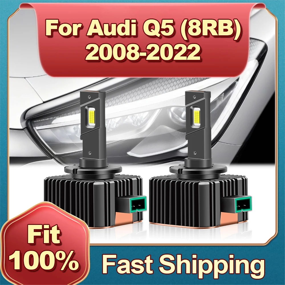 2Pcs-Headlight-30000LM-HID-D3S-LED-Bulbs-6000K-White-Super-Bright-For ...