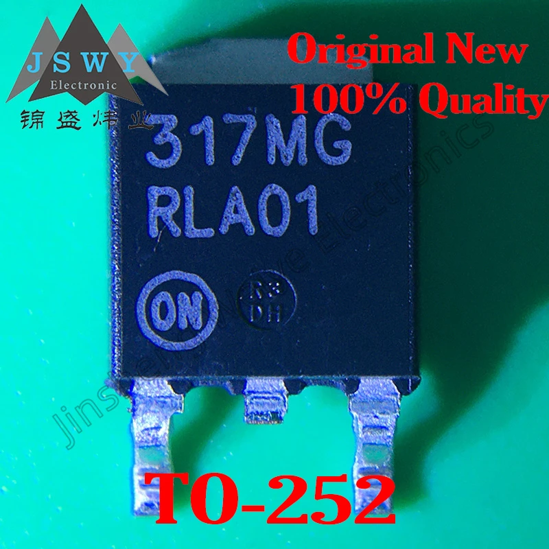 LM317MDTRKG LM317MDTR 317MG TO-252 Adjustable Three-Terminal Regulator ...