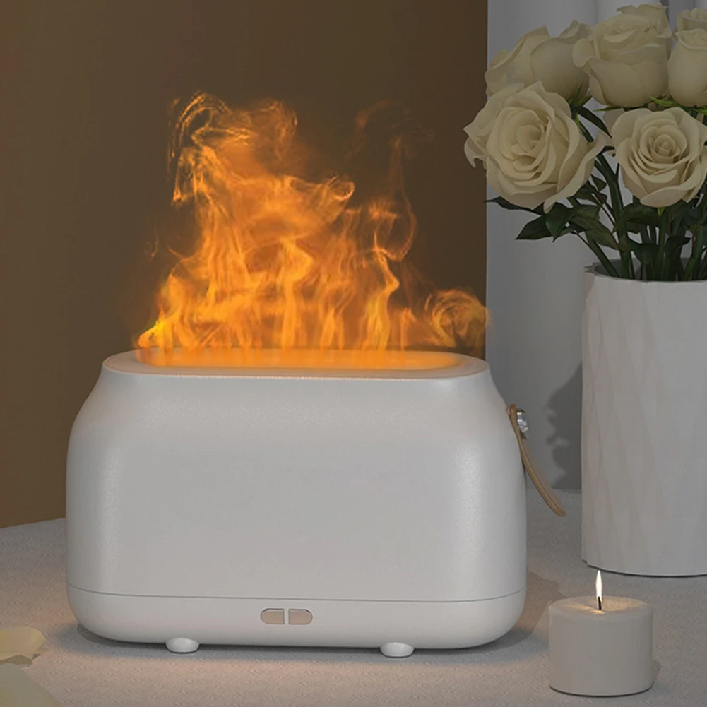 Flame-Air-Humidifier-180ML-Aroma-Diffuser-USB-Mist-Humidifiers-Ultra ...