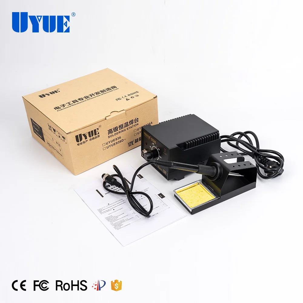 60W-Electronic-Soldering-Iron-Set-SMD-Soldering-Station-With-Iron-Rack-Frame-UYUE-936-Constant ...