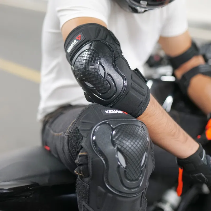 4Pcs-Set-VEMAR-Knee-and-Elbow-Protector-Motorcycle-Men-Women-Accesorios ...