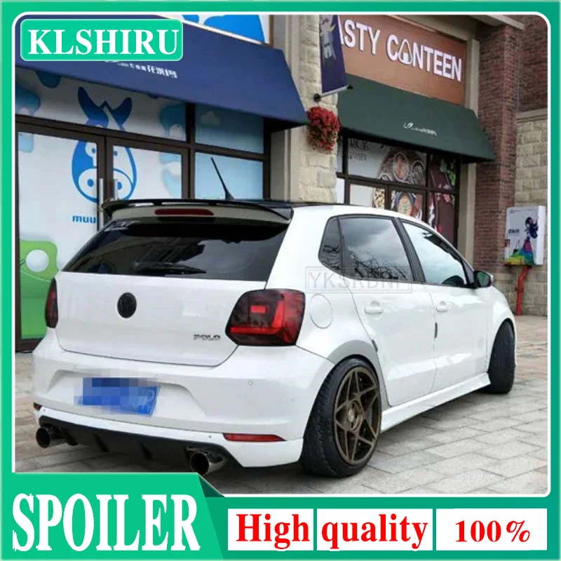 For-Volkswagen-VW-Polo-Spoiler-2011-2012-2013-2014-2015-Car-Tail-Wing ...