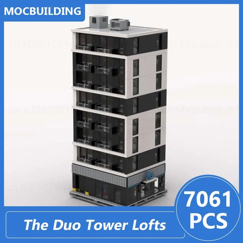 The-Duo-Tower-Lofts-Modular-Buildings-Model-MOC-Building-Blocks-DIY ...
