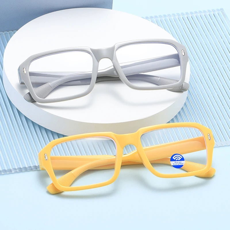 New-Anti-blue-Light-Glasses-Unisex-Vintage-Square-Eyeglasses-Frame ...
