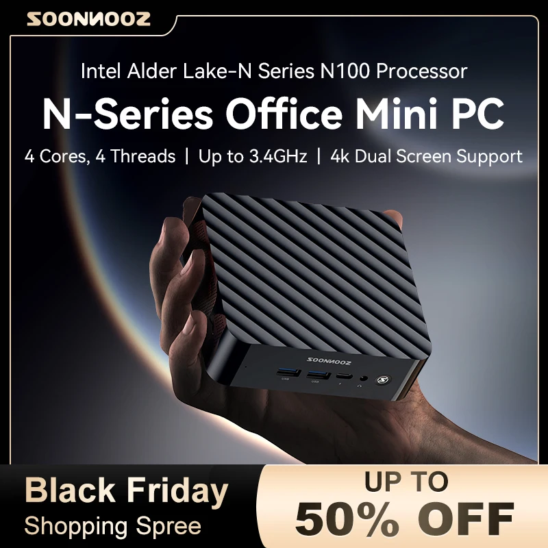 SOONNOOZ-Mini-PC-Intel-12th-N100-N5095-Windows11-DDR4-8GB-16GB-SSD ...
