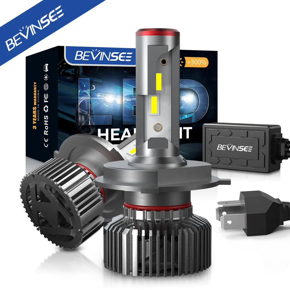 Bevinsee-H7-LED-Bulb-H4-High-And-Low-Beam-Lights-H11-H8-H9-9005-HB3 ...