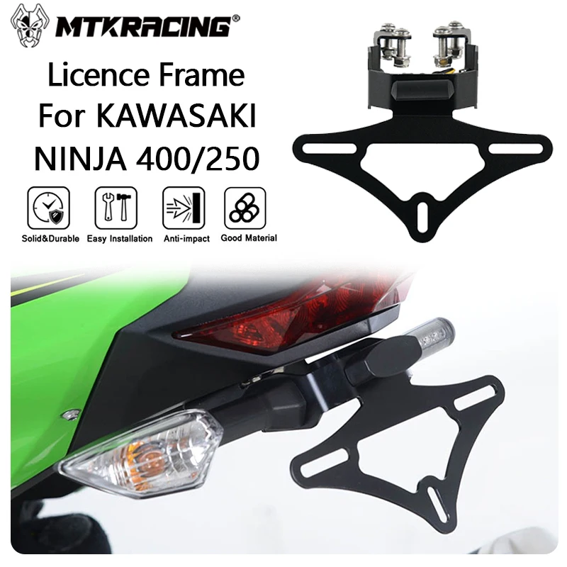 MTKRACING-Licence-Frame-For-KAWASAKI-NINJA-400-250-Z400-2018-2024 ...