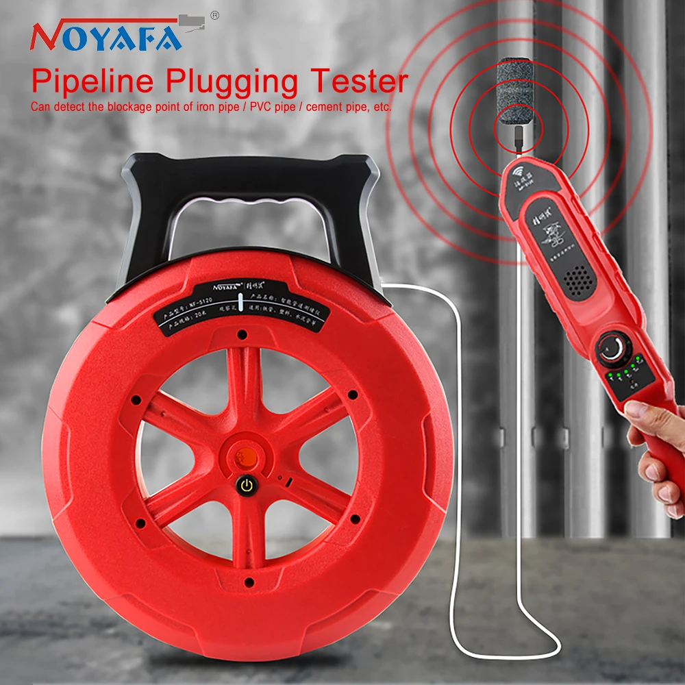 Noyafa Pip Iron Pipe Blockage Detector NF-5120/5130/5140 Diagnostic ...
