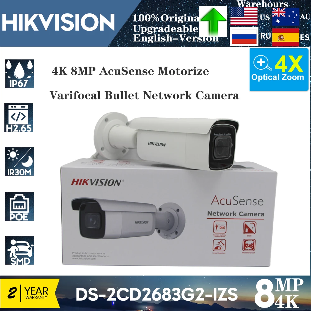 Hikvision-Original-8MP-DS-2CD2683G2-IZS-motorizar-c-mara-IP-tipo-bala ...