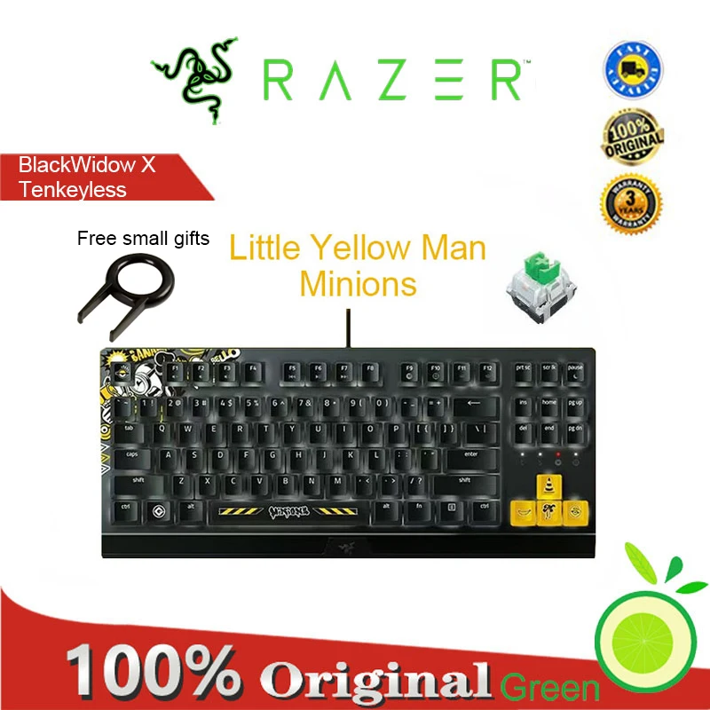 Razer-BlackWidow-X-Tenkeyles-Minions-Limited-Edition-Green-Switch-87 ...