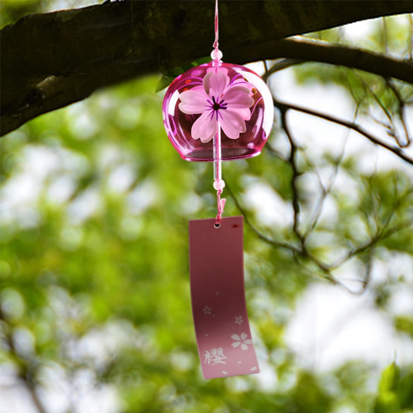 Japanese Wind Bell Japan Wind Chimes Romantic Flower Small Wind Bells ...