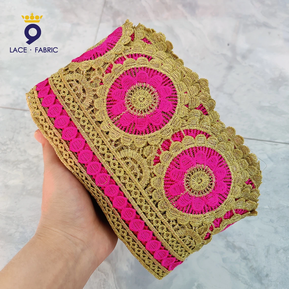 10-Yards-Factory-Outlet-African-Lace-Trim-DIY-Accessories-Ribbon ...