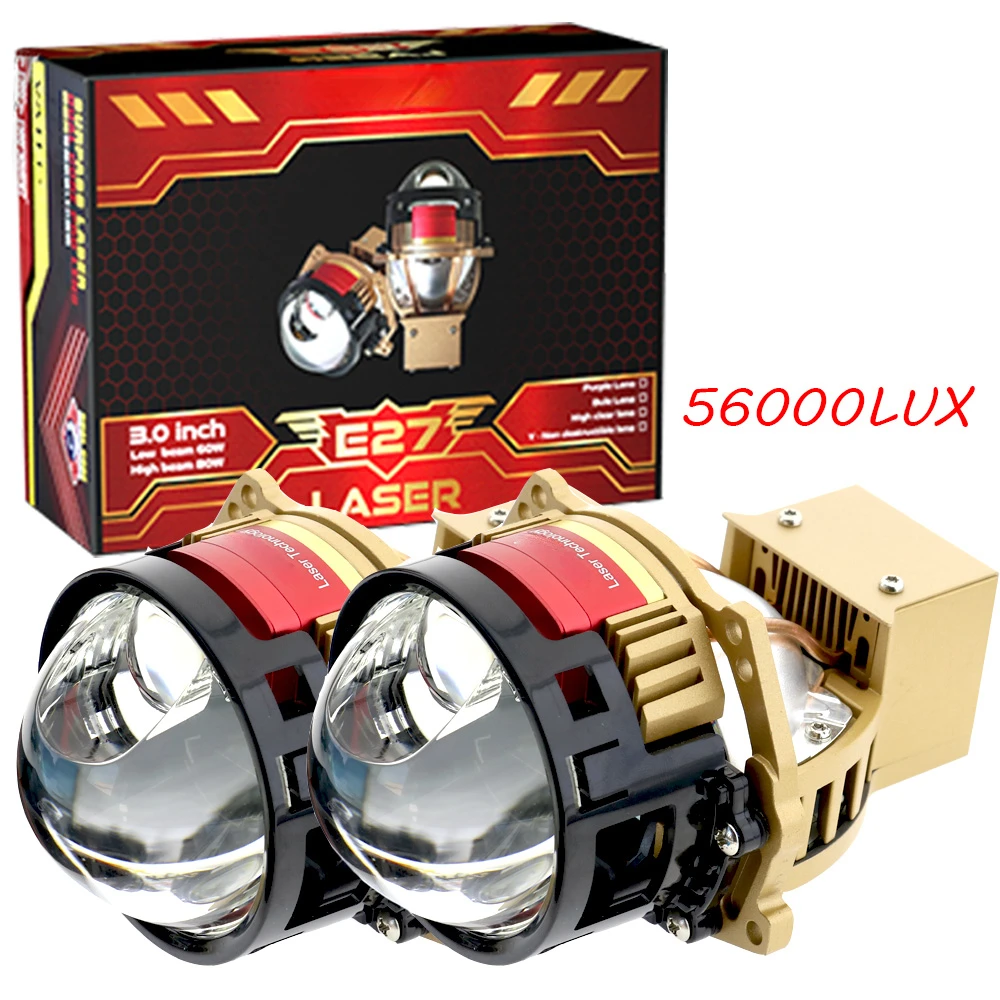 2PCS-Laser-Bi-LED-Modules-Projector-Headlight-Lenses-Hyperboloid-LED ...