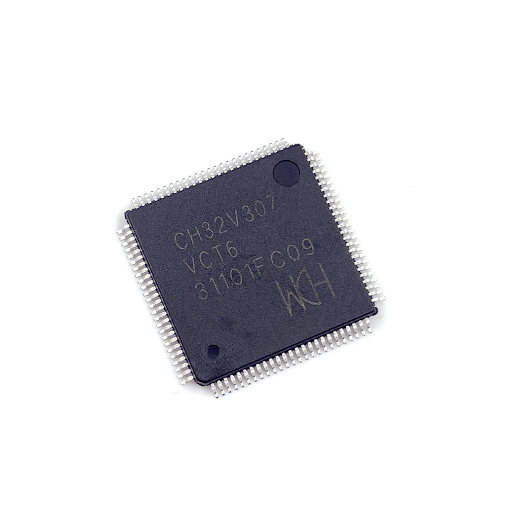 CH32V307VCT6 RCT6 series 32 bit Interconnectivity RISC V MCU – CH32V307 industrial grade general ...