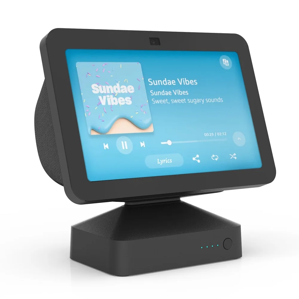 GGMM ES8 Battery Base For alexa Amazon Echo Show8 (3rd) Portable ...