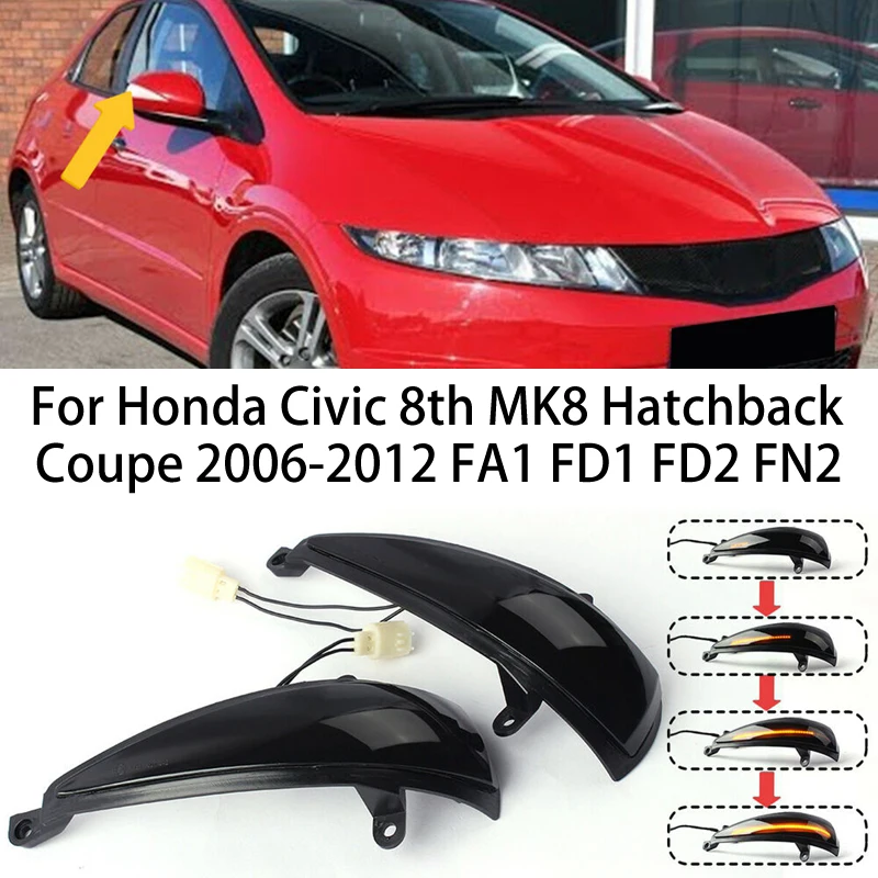 2pcs-LED-Dynamic-Blinker-Turn-Signal-Light-Side-Mirror-Lamp-for-Honda ...