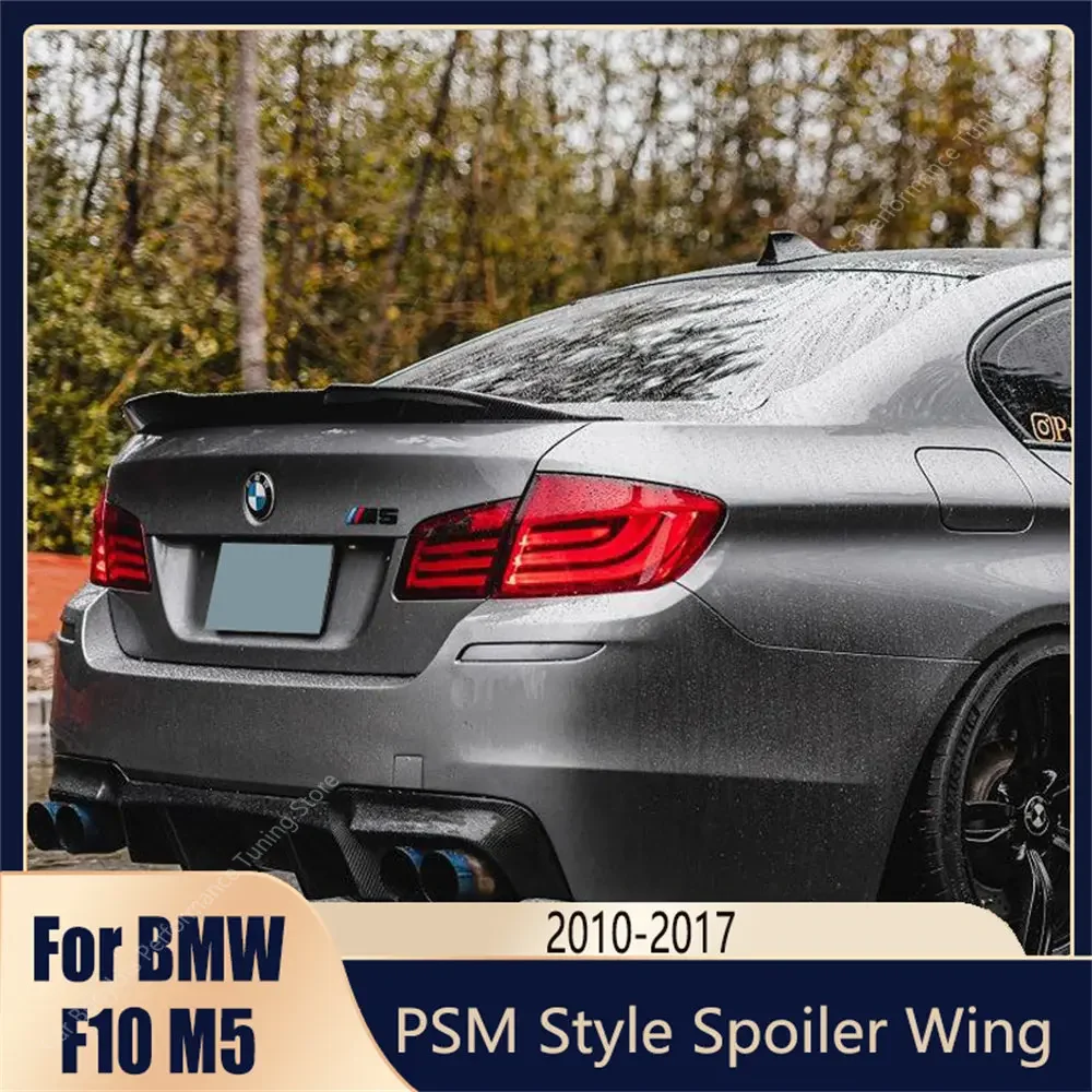 PSM-Style-Rear-Spoiler-For-BMW-F10-Rear-Trunk-Spoiler-Wing-Series-5 ...