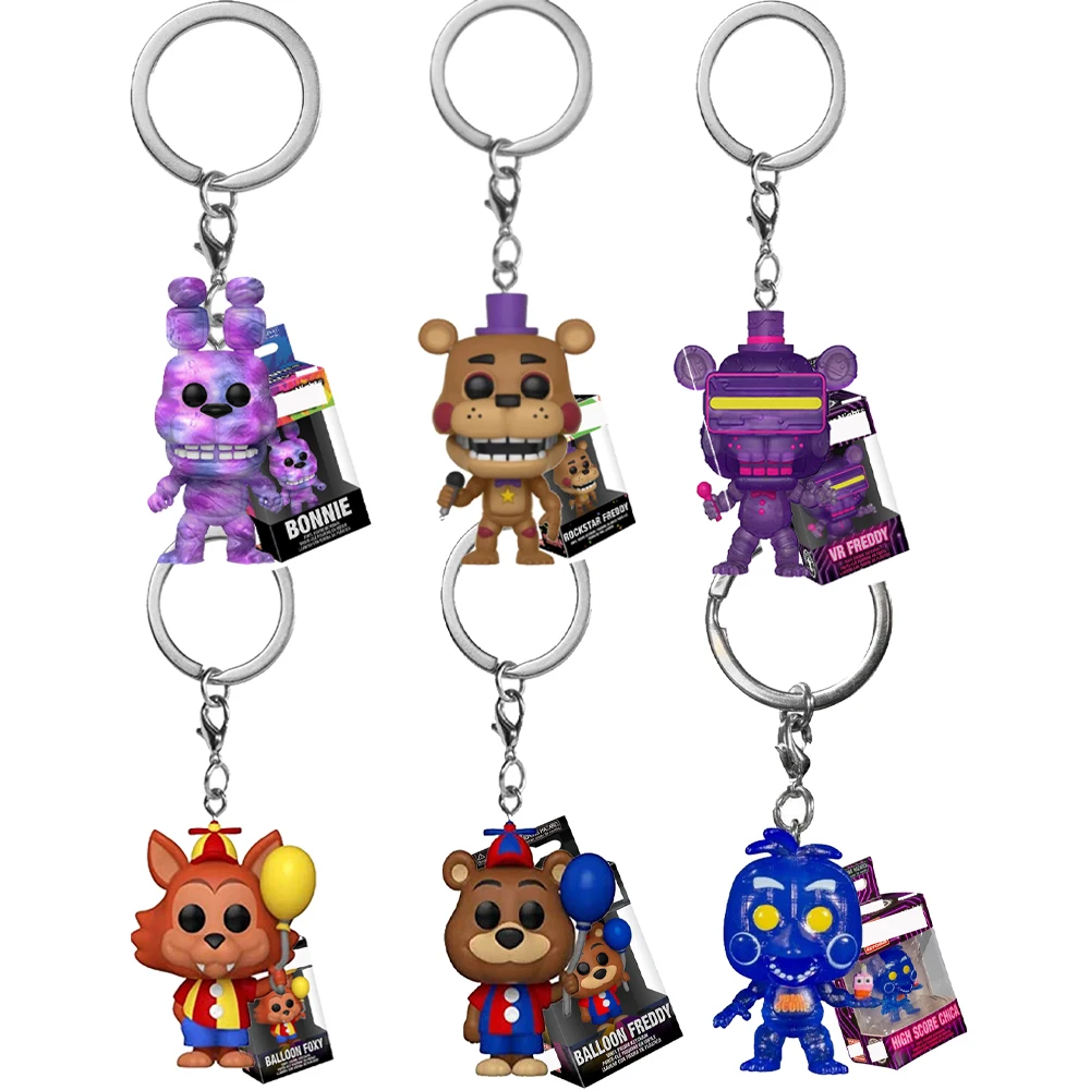 Hot-pop-Fnaf-Halloween-Keychain-Anime-Figure-Freddy-Cartoon-Animal ...