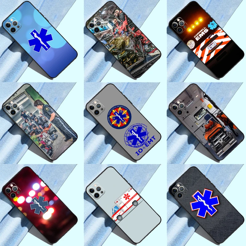 Ambulance EMS EMT Paramedic Phone Case For iPhone 14 13 12 11 Pro Max ...