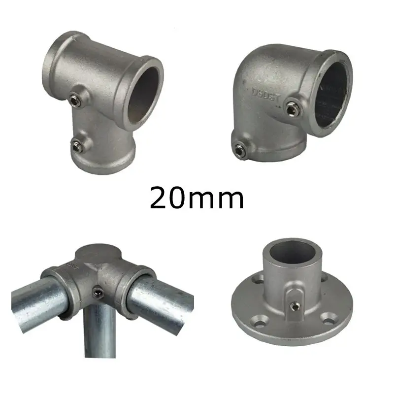 Aluminum alloy Connector Elbow Tee Base Flat Three dimensional Fitting Aluminum alloy Connector Elbow Tee Base Flat Three dimensional Fitting