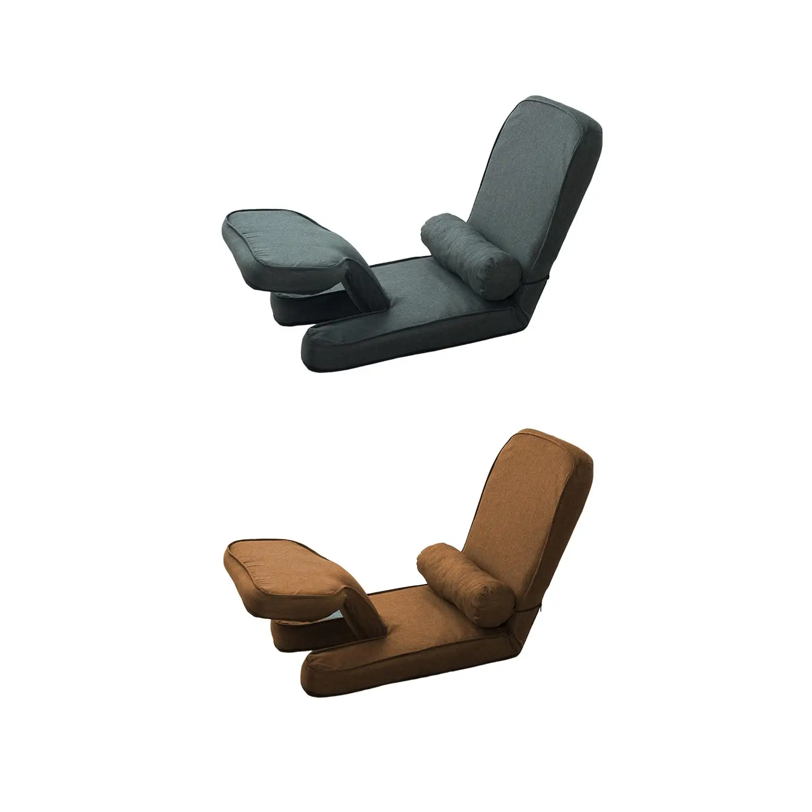 Lounge-Chair-Floor-Seat-with-Table-Board-Reading-Folding-Gaming-Indoor ...