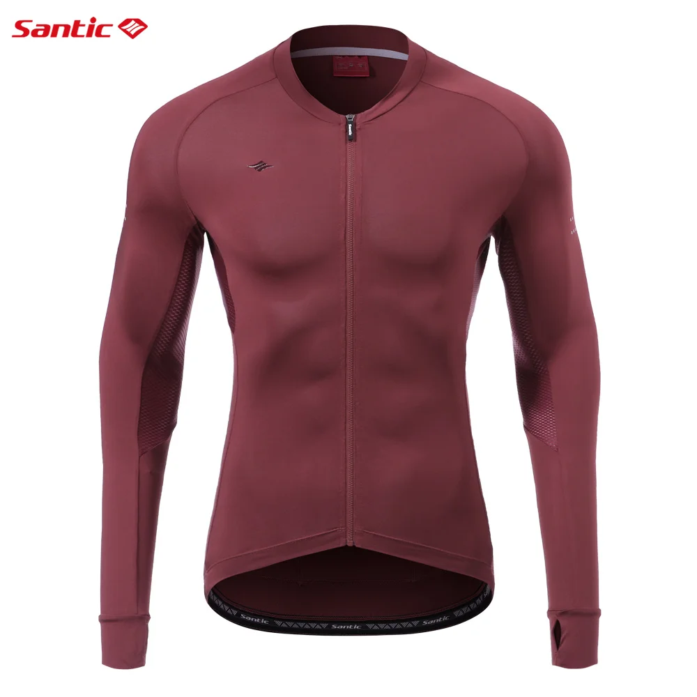 Santic-Men-Cycling-Jerseys-Long-Sleeves-Fit-Comfortable-Sun-protective ...