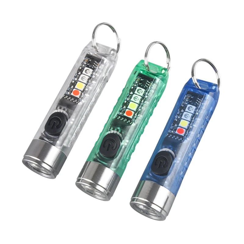 Mini Led Portable Flashlight Keychain | Keychain Light Led Flashlight ...