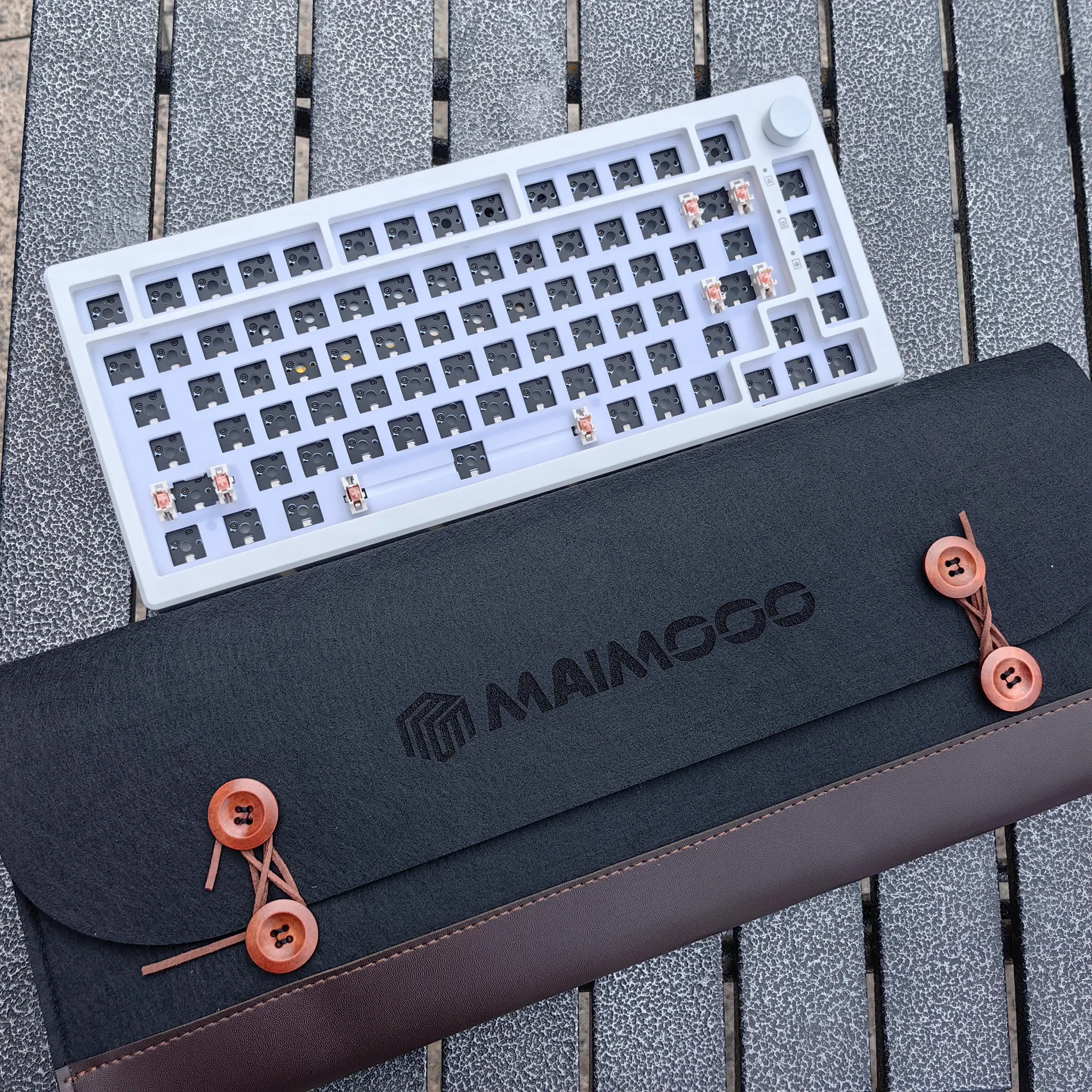 MAIMOOO KX75 Custom 75% Keyboard Kit Hotswap South-facing Full RGB ...