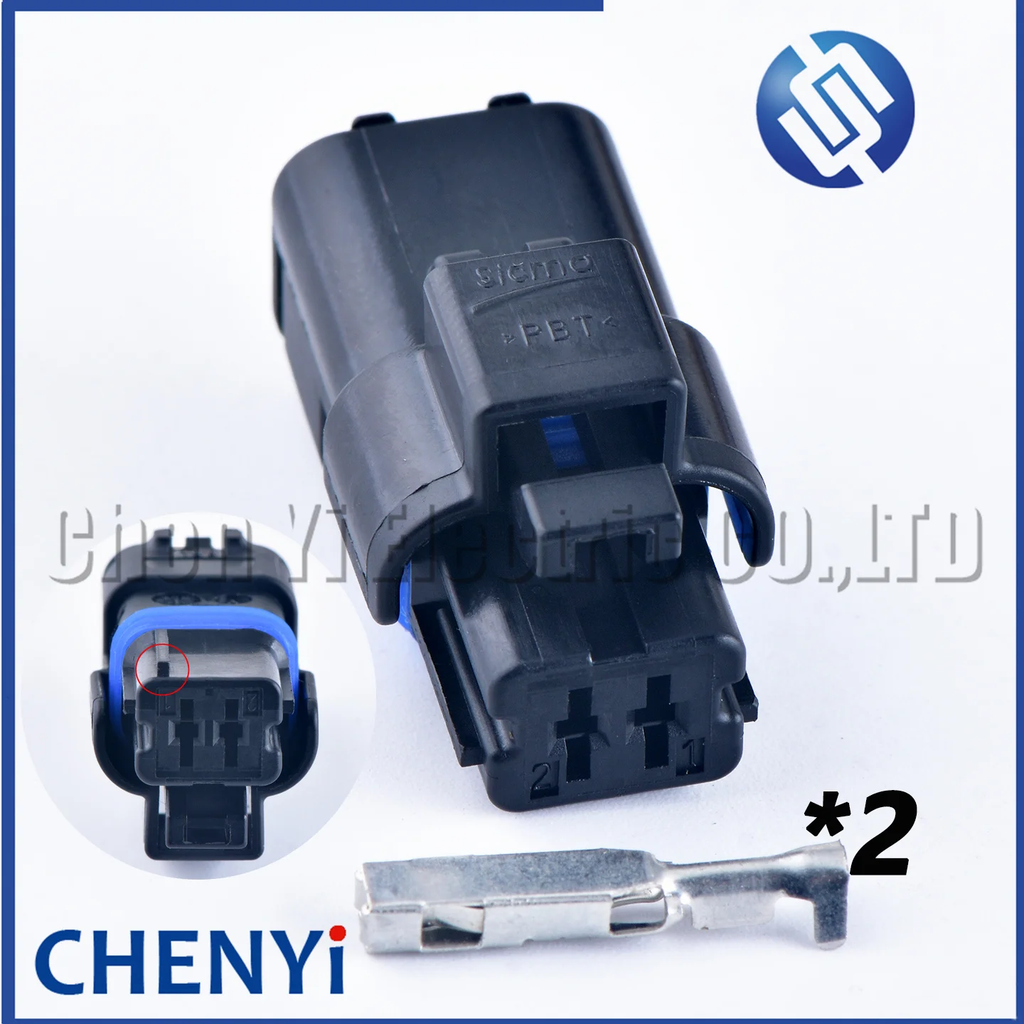 2-Pin-auto-waterproof-connector-Water-temp-sensor-headlight-Solenoid ...
