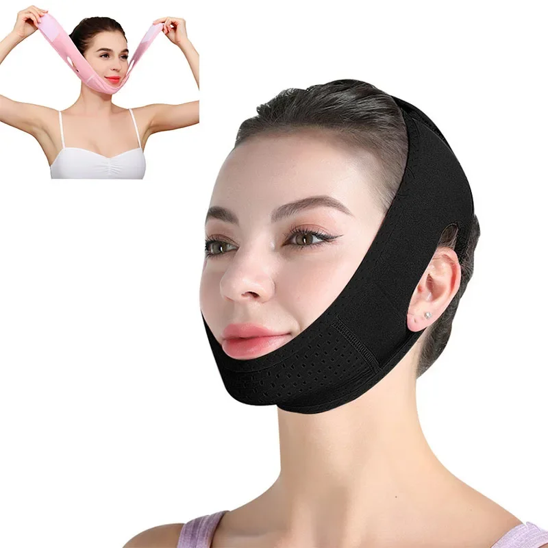 Double Chin Face Sheath Masque Double Menton Face Bandage Slimming ...
