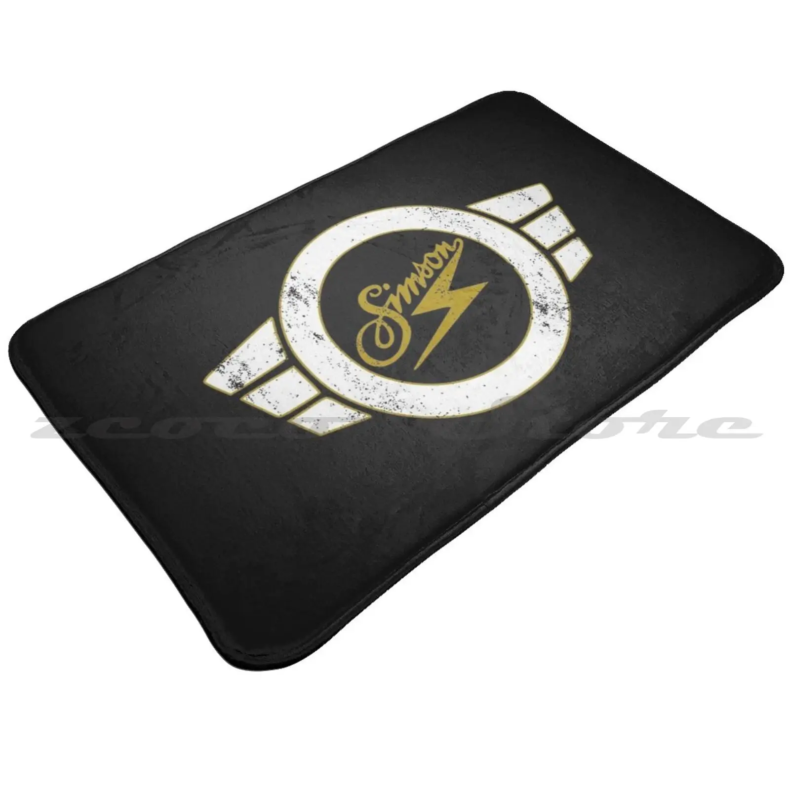 Simson Logo Old Vintage Gold/weiss ddr Suhl Veb Ifa Tuning Mat alfombra ...