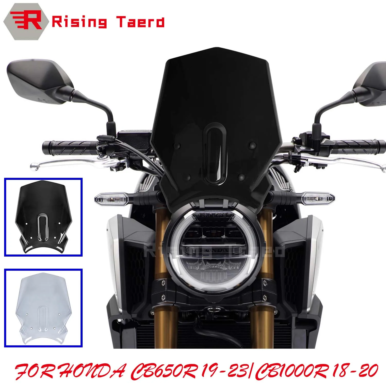 Motorcycle-Fairing-Windshield-Windscreen-Wind-Deflector-For-Honda ...