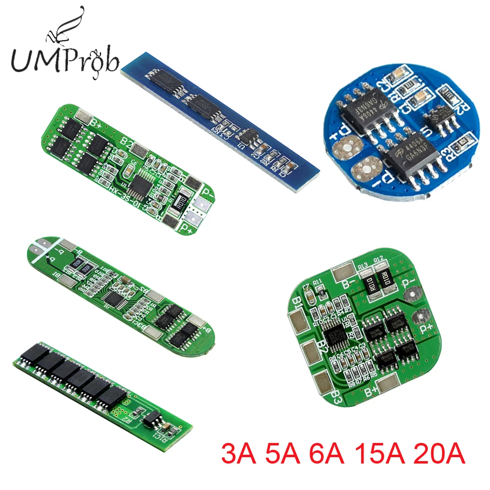 4s 6a 16v Li-ion Lithium Battery 18650 Bms Pcm Battery Protection Board Bms Pcm For Li-ion Lipo ...