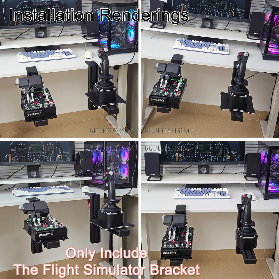 Playstation Controller Reashy HOTAS Mount For Flight Sticks - Aluminum ...