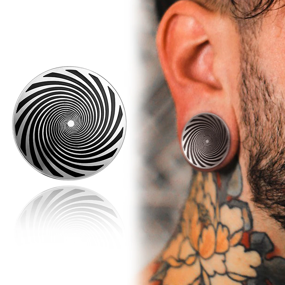 Giga-2-PCS-Stainless-Steel-Ear-Plugs-Stretcher-Guages-for-Earlobe-Eye ...