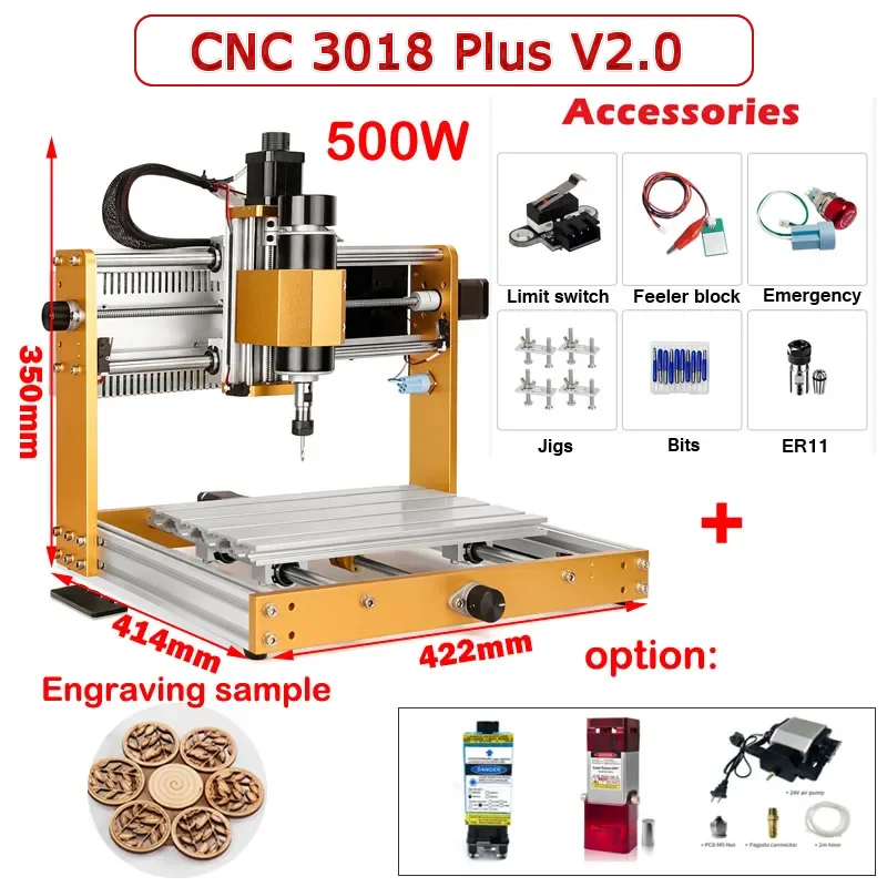 LY-CNC-Router-3018-Plus-V2-0-Engraver-Drilling-Milling-Machine-for-DIY ...