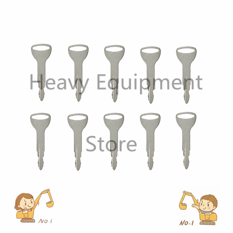 10pcs-Toynew-Key-For-Toyota-Forklift-Fork-Lift-Heavy-Equipment-Ignition ...