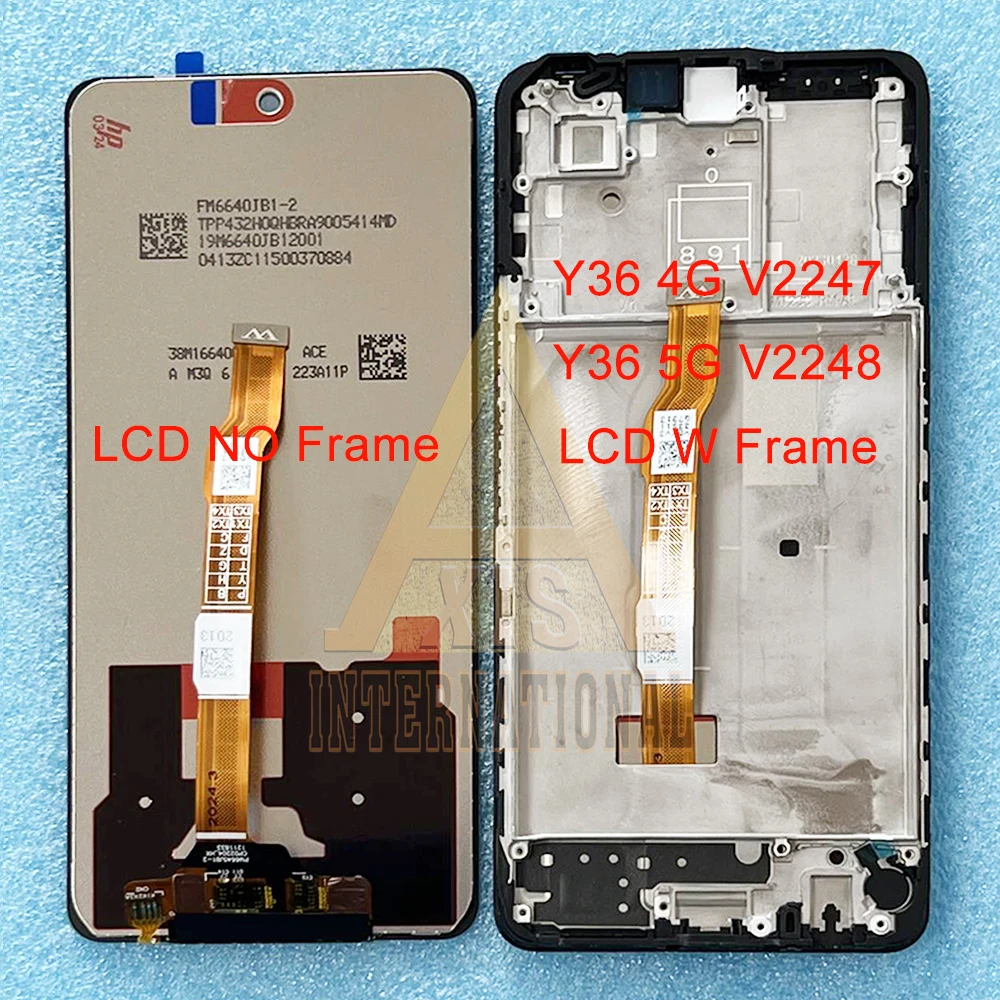 6-64-Original-For-vivo-Y36-4G-LCD-V2247-Y36-Display-Frame-Screen-For ...