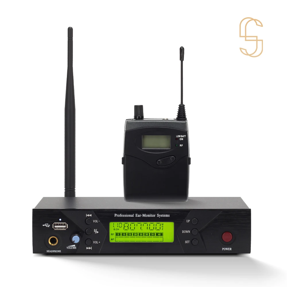 Hisingwell In-ear Wireless Monitor And Receiver System- Uhf Selectable ...