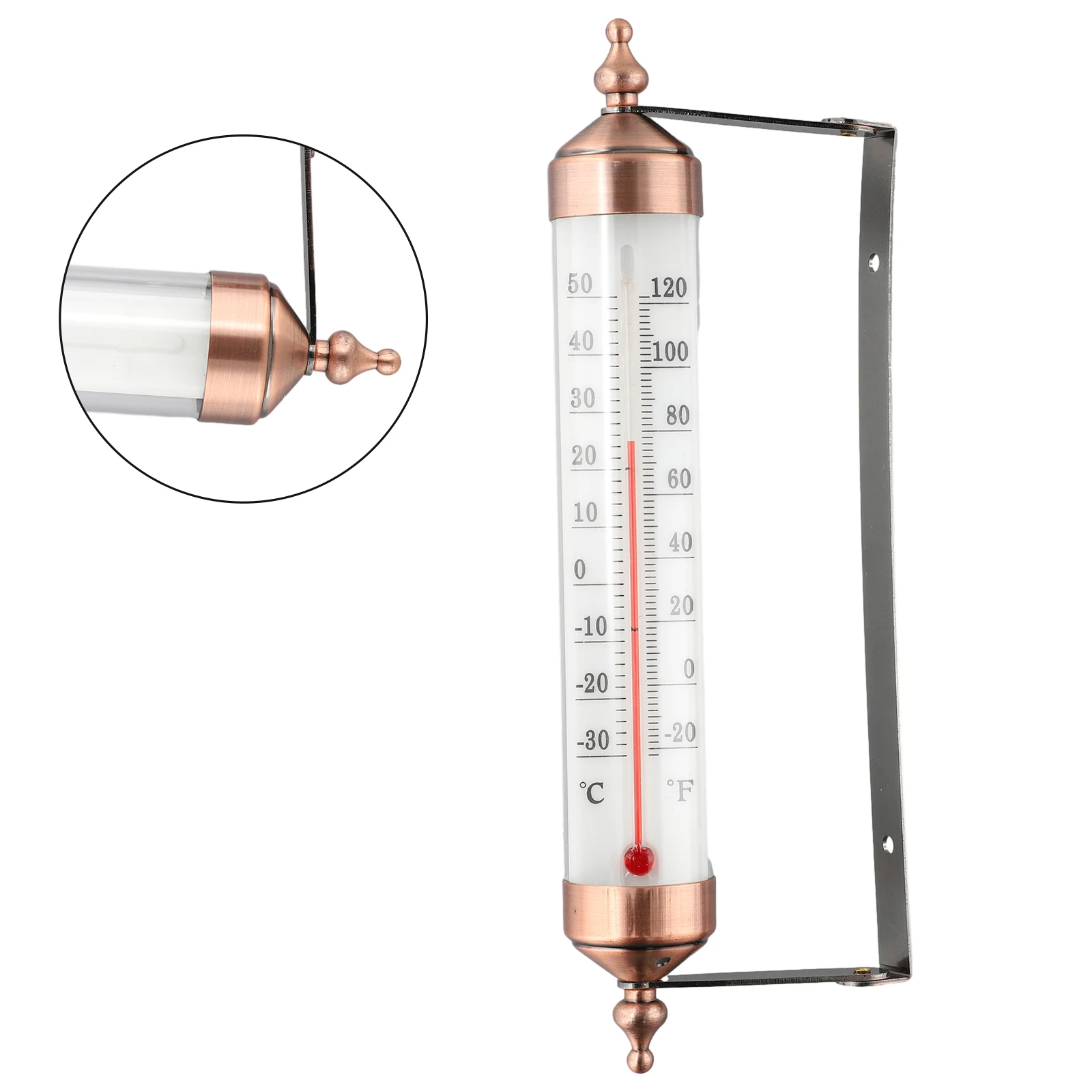 1Pcs Outdoor Thermometer Garden Patio Outside Wall Greenhouse Sun ...