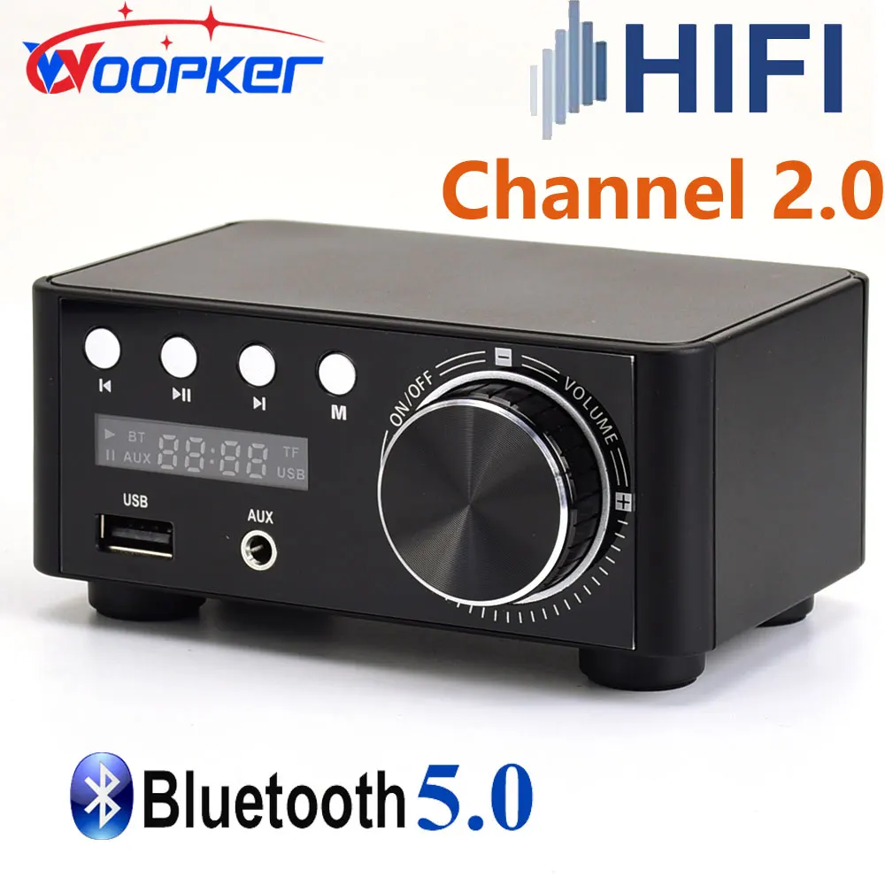 Woopker-Digital-Bluetooth-Power-Amplifier-50Wx2-Hifi-Class-D-Mini-Amp-2 ...