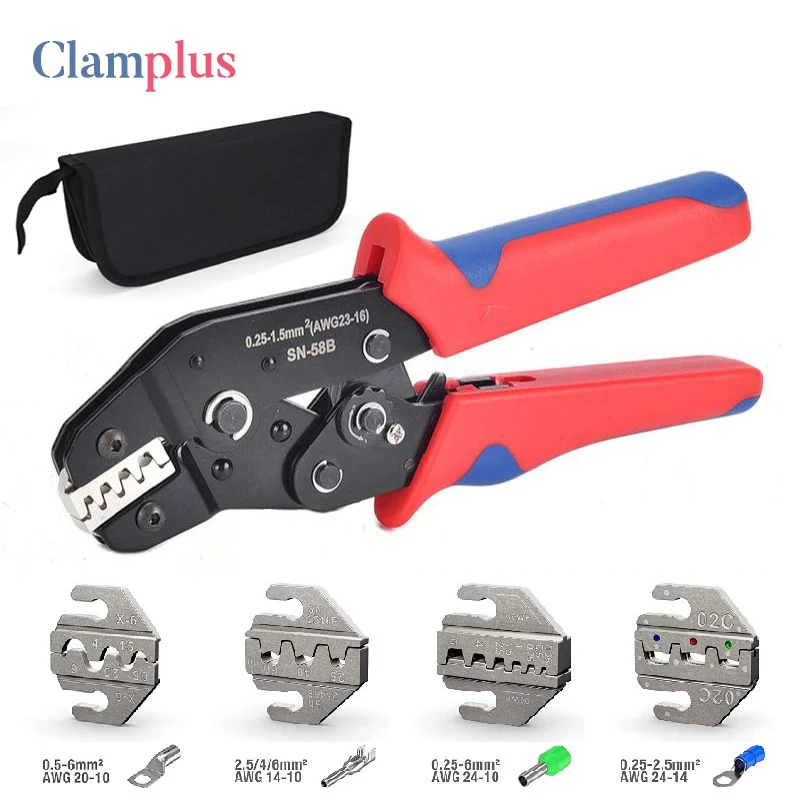 SN-58B-Crimping-Plier-Multi-Jaws-Kit-for-Insulated-Photovoltaic-Tubular-Ferrule-Terminals-Mini ...