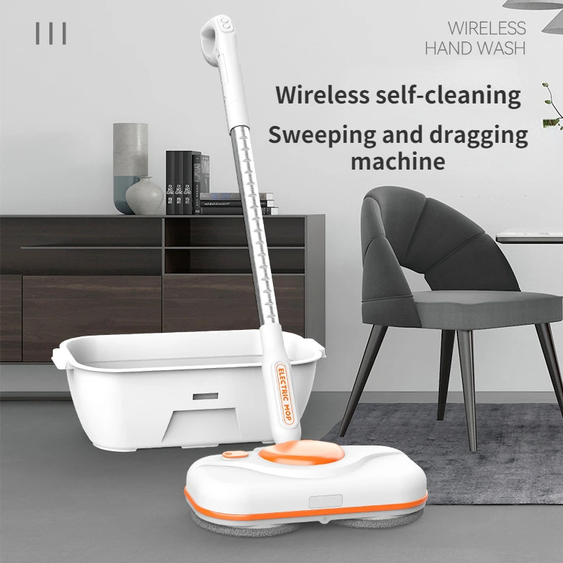 New Hand Vertical Mop Wireless Household Multifunctional Electric Wet ...