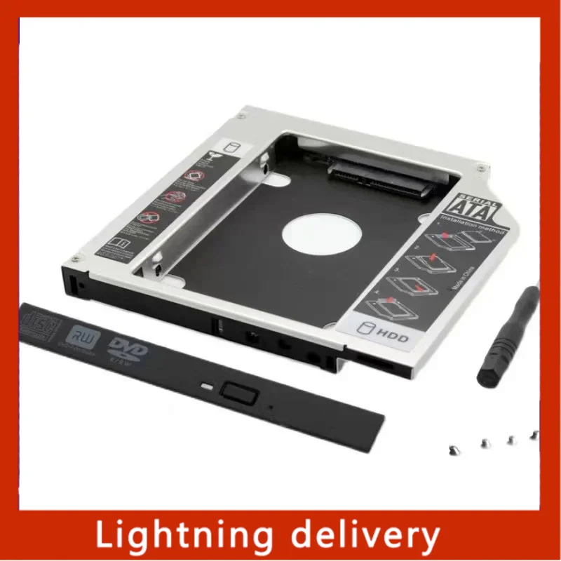 2nd-hard-drive-HDD-SSD-case-Kadi-adaptor-for-Dell-Latitude-e5440-e5540 ...