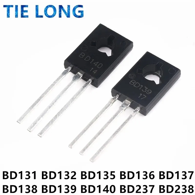 20PCS-BD135-BD136-BD131-BD132-BD137-BD138-BD139-BD140-BD237-BD238-each ...