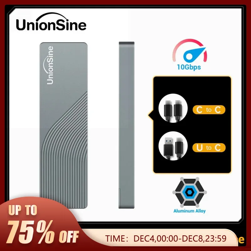 UnionSine-Dual-Protocol-M2-NVMe-NGFF-SATA-SSD-Case-10Gbps-HDD-SSD-Box ...