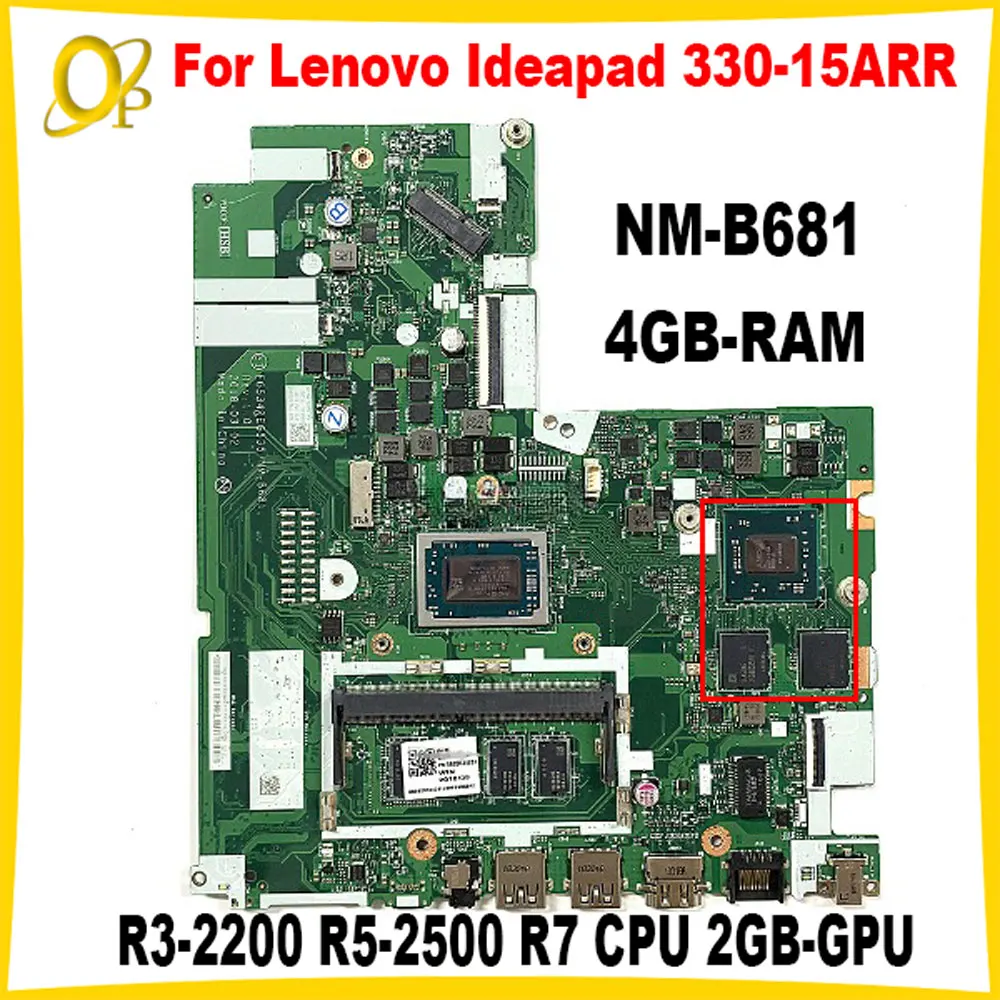 NM-B681-for-Lenovo-Ideapad-330-15ARR-laptop-motherboard-with-R3-2200-R5 ...