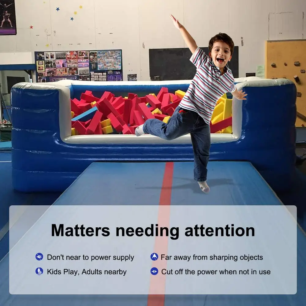 High Quality Gymnastics Inflatable Air Pit Inflatable Foam Pit For ...