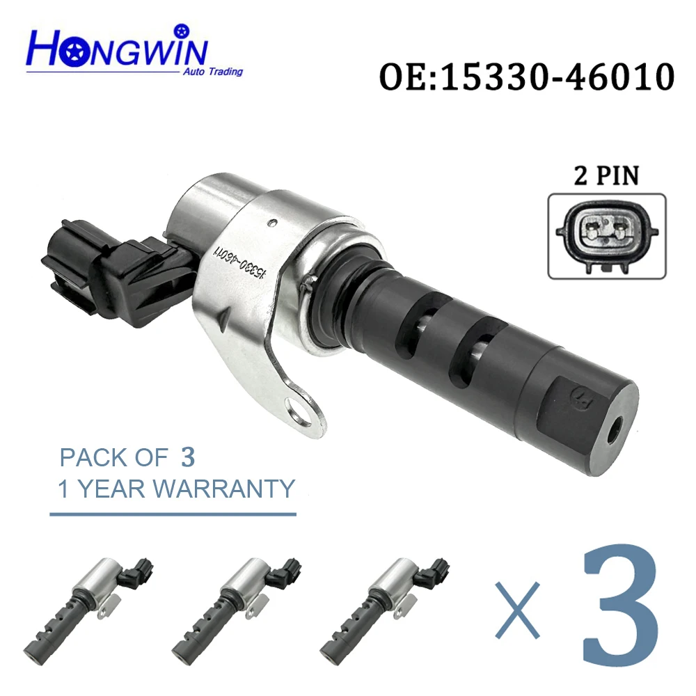 3PCS Cam Variable Valve Timing Control Solenoid VVT For Lexus GS300 ...